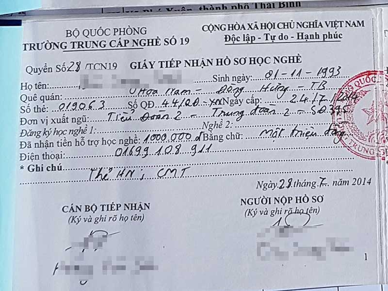 Mua thẻ học nghề của bộ đội để rút ngân sách | An ninh trật tự | PLO